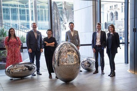 The story behind Lindy Lee's artwork at Sixty Martin Place