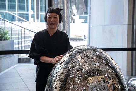 The story behind Lindy Lee's artwork at Sixty Martin Place
